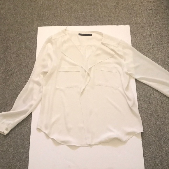 Zara | Tops | Zara Basic Blouse | Poshmark